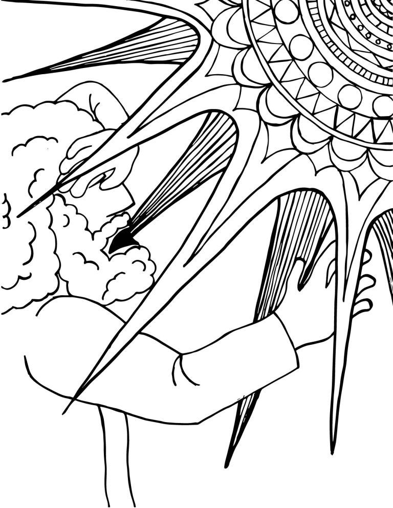 Conversion of Saint Paul Coloring Page-01 | The Homely Hours